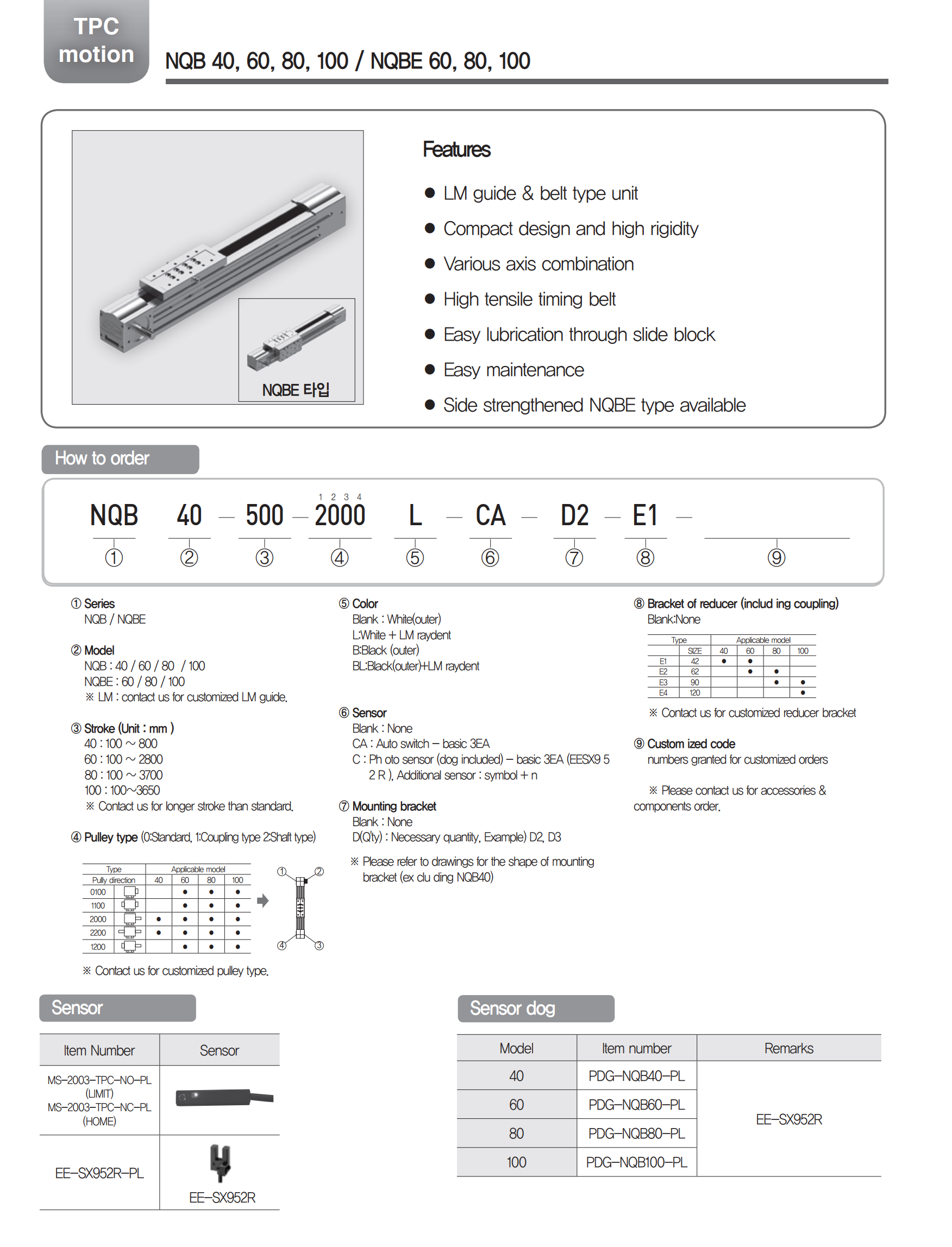 NQB- Robot Đơn Trục TPC - Pneumatic Product | Pneumatic Actuator ...